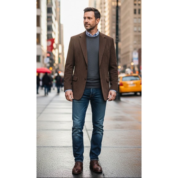 Bert Pulitzer | Suits & Blazers | Bert Pulitzer Supra Suede Brown ...